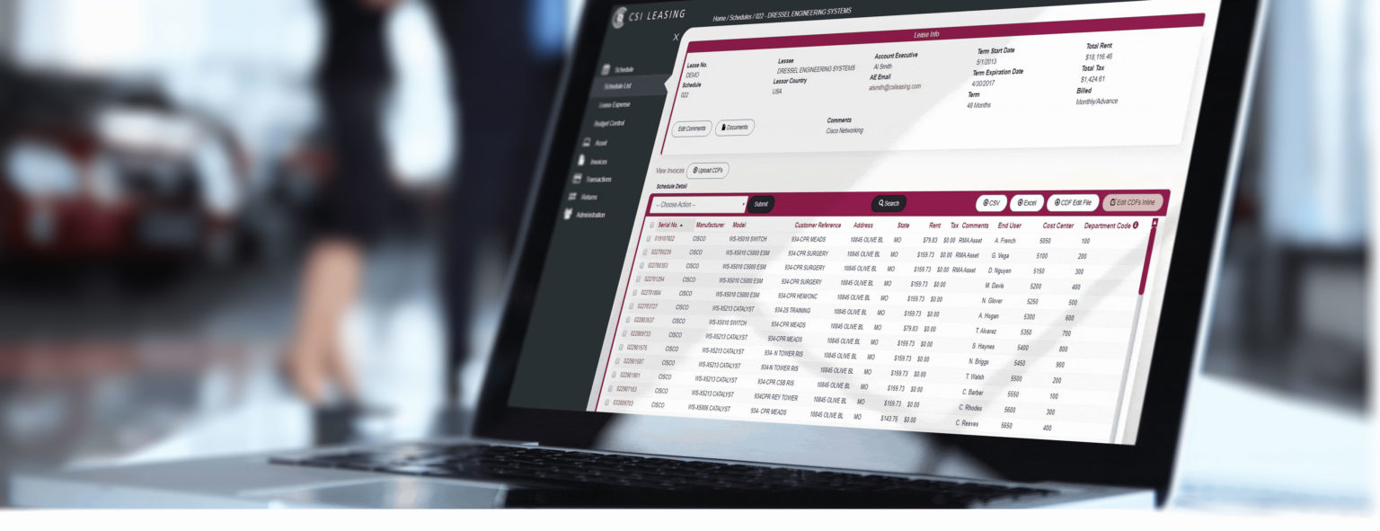 Lifecyle and IT leasing Solutions - CSI Leasing